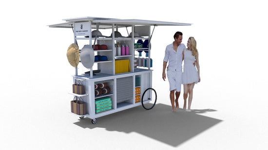 Mobile Retail Cart – Custom Beach
